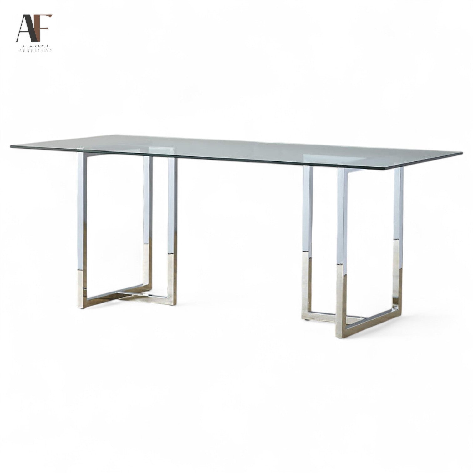 GLASS TOP TABLE – Alabama Furniture